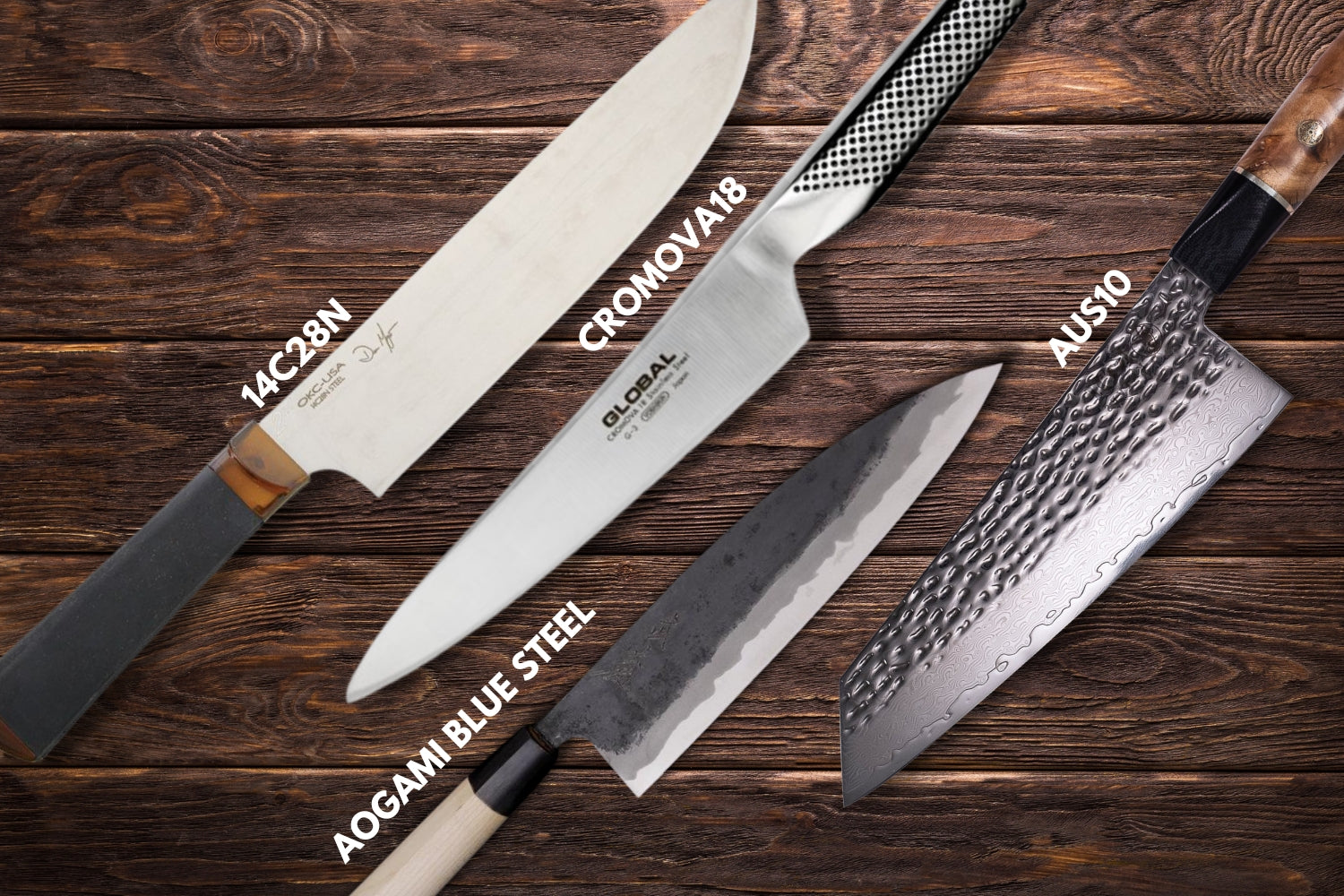 Top 10 kitchen Knife Steels from around the world – Big Red Knives