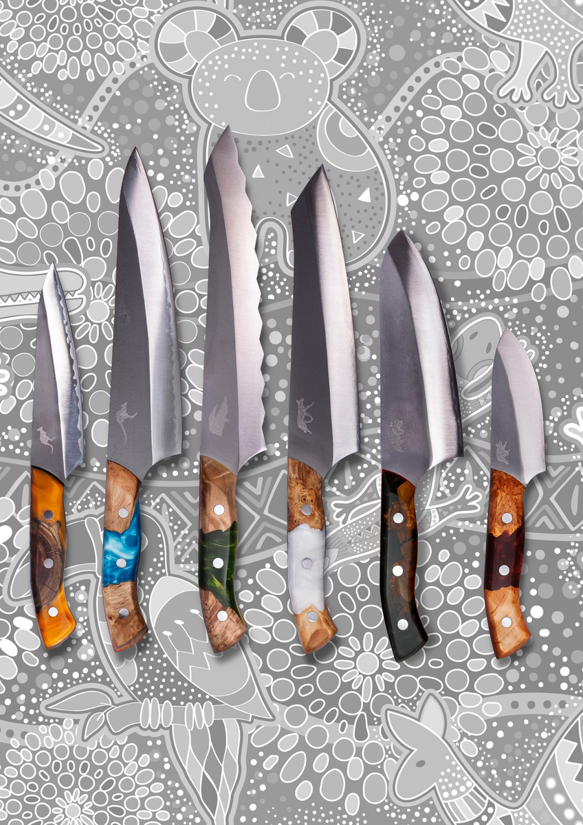 Complete 6 Knife Collection | Big Red Kit – Big Red Knives