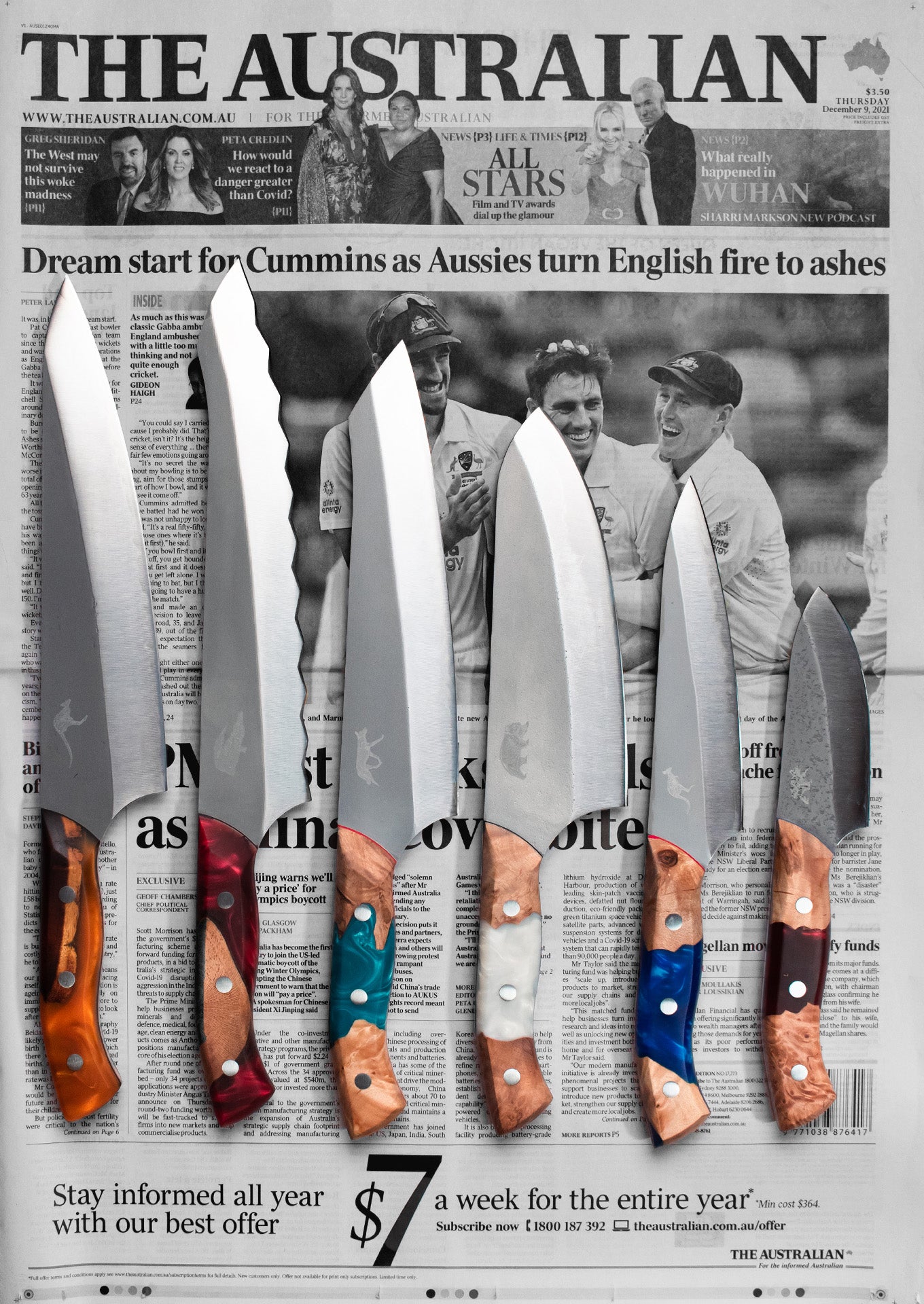 Complete 6 Knife Collection | Big Red Kit – Big Red Knives